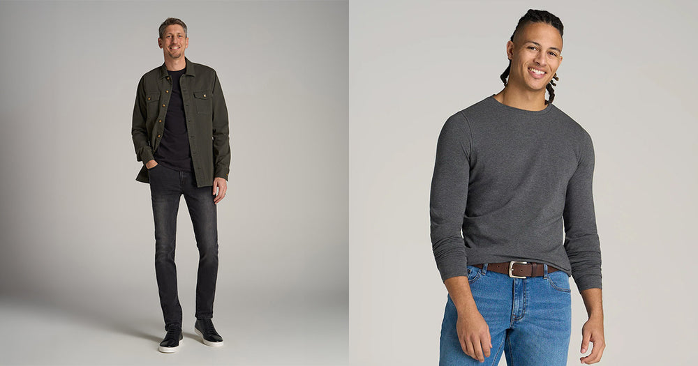 How to Style Men’s Tall Skinny Jeans: 7 On-Trend Looks – American Tall