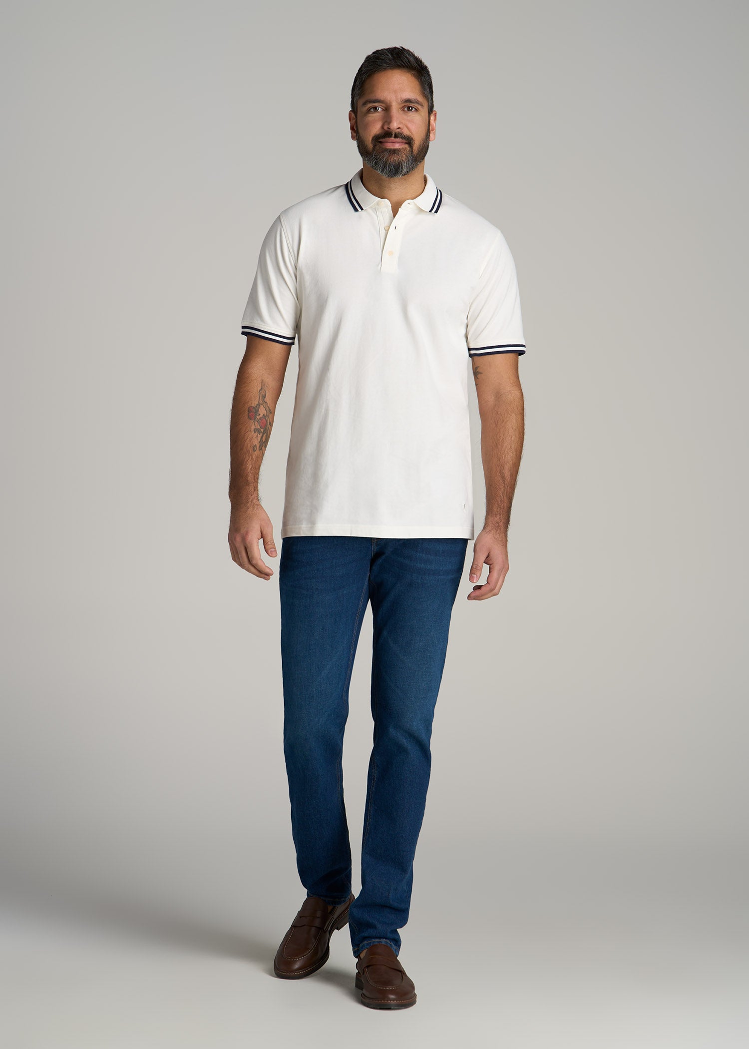Men's Tall Polo Shirts | Long Polo Shirt | American Tall