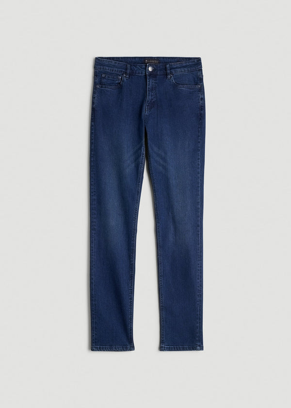 Dylan Slim Fit Jeans Atlantic Blue For Tall Men | American Tall