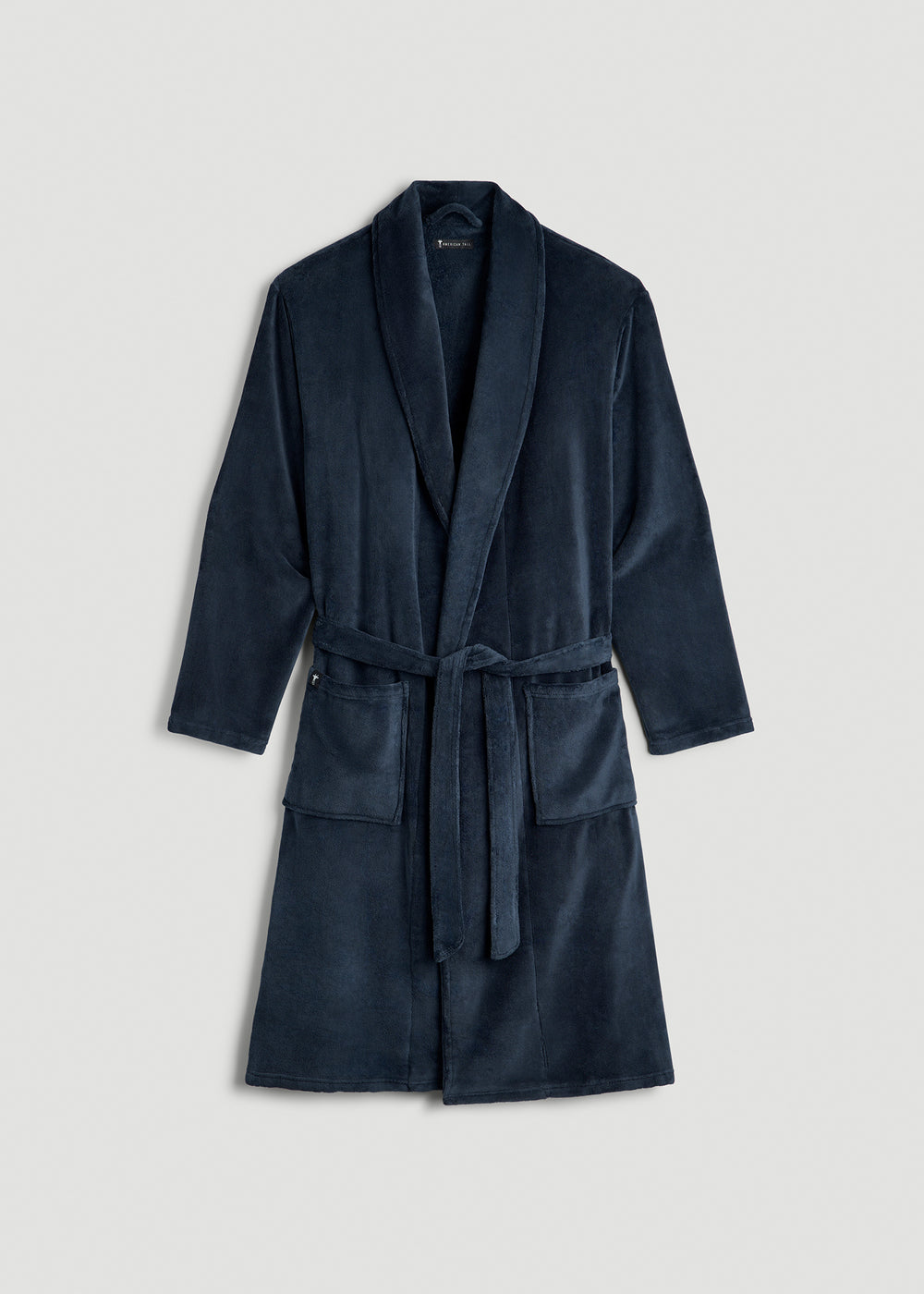 Men's Tall Lounge Robe Navy | American Tall
