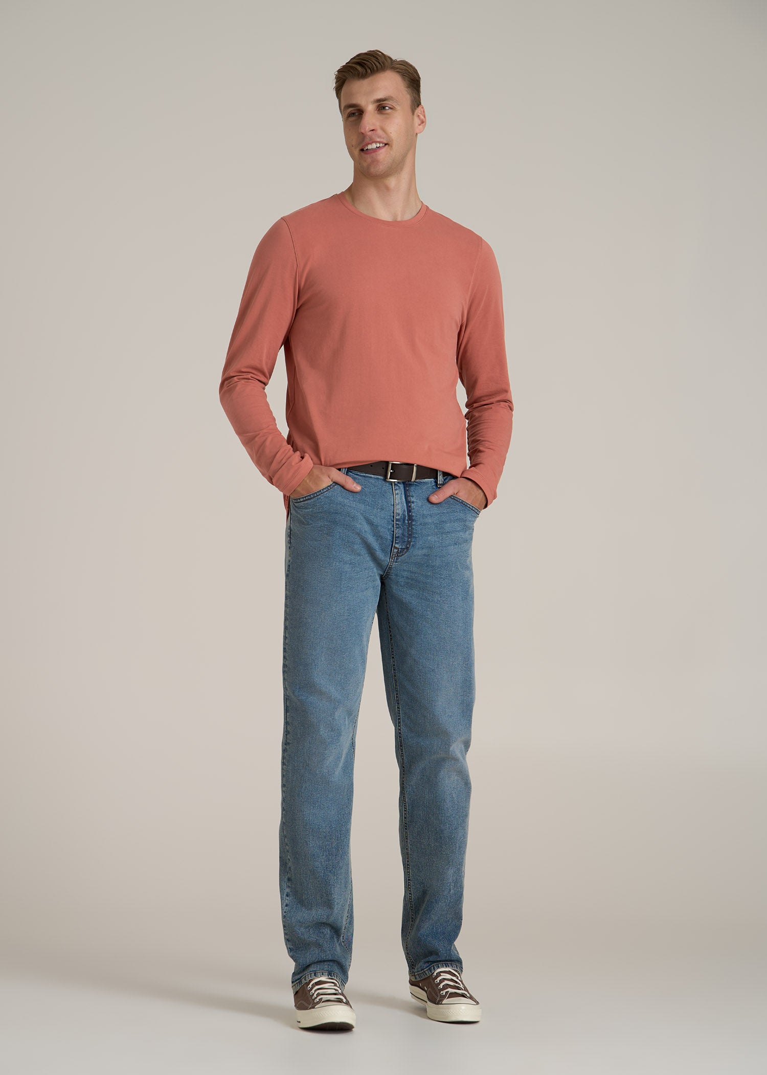 Men's Tall Long Sleeve T-Shirts & Thermals | American Tall