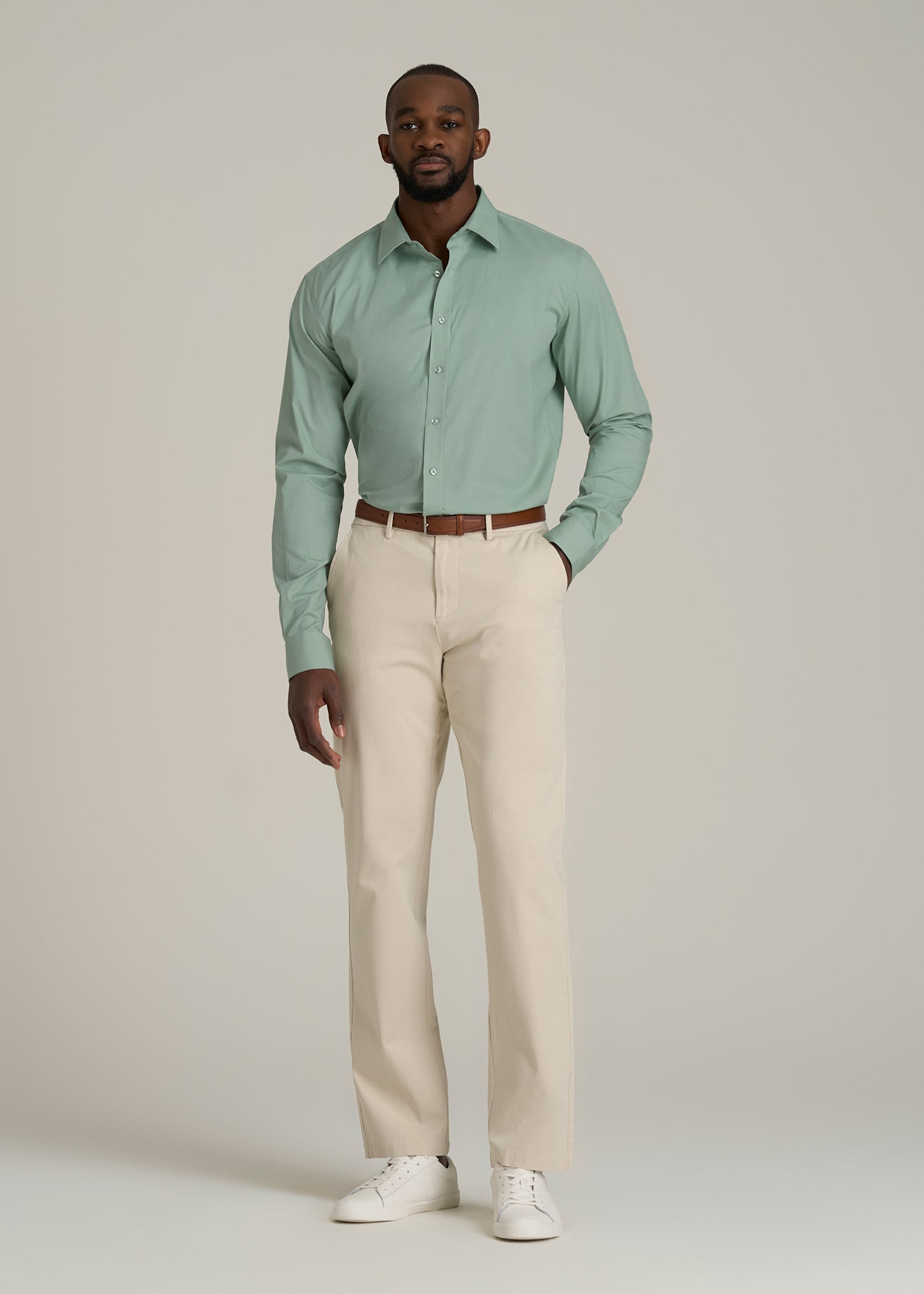 Men's Tall Button Down Dress Shirts | American Tall