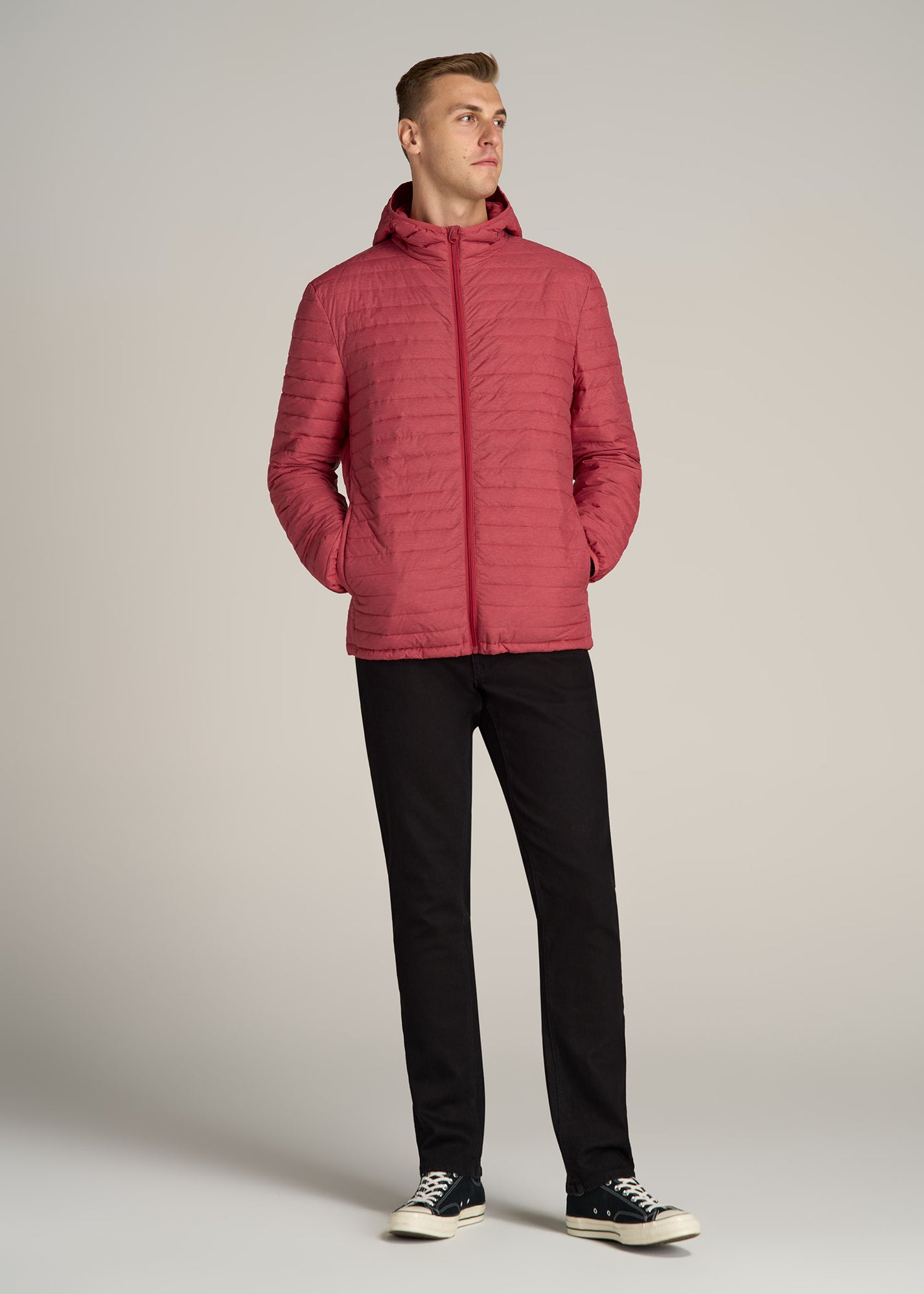 Tall Men's Packable Puffer Jacket | American Tall