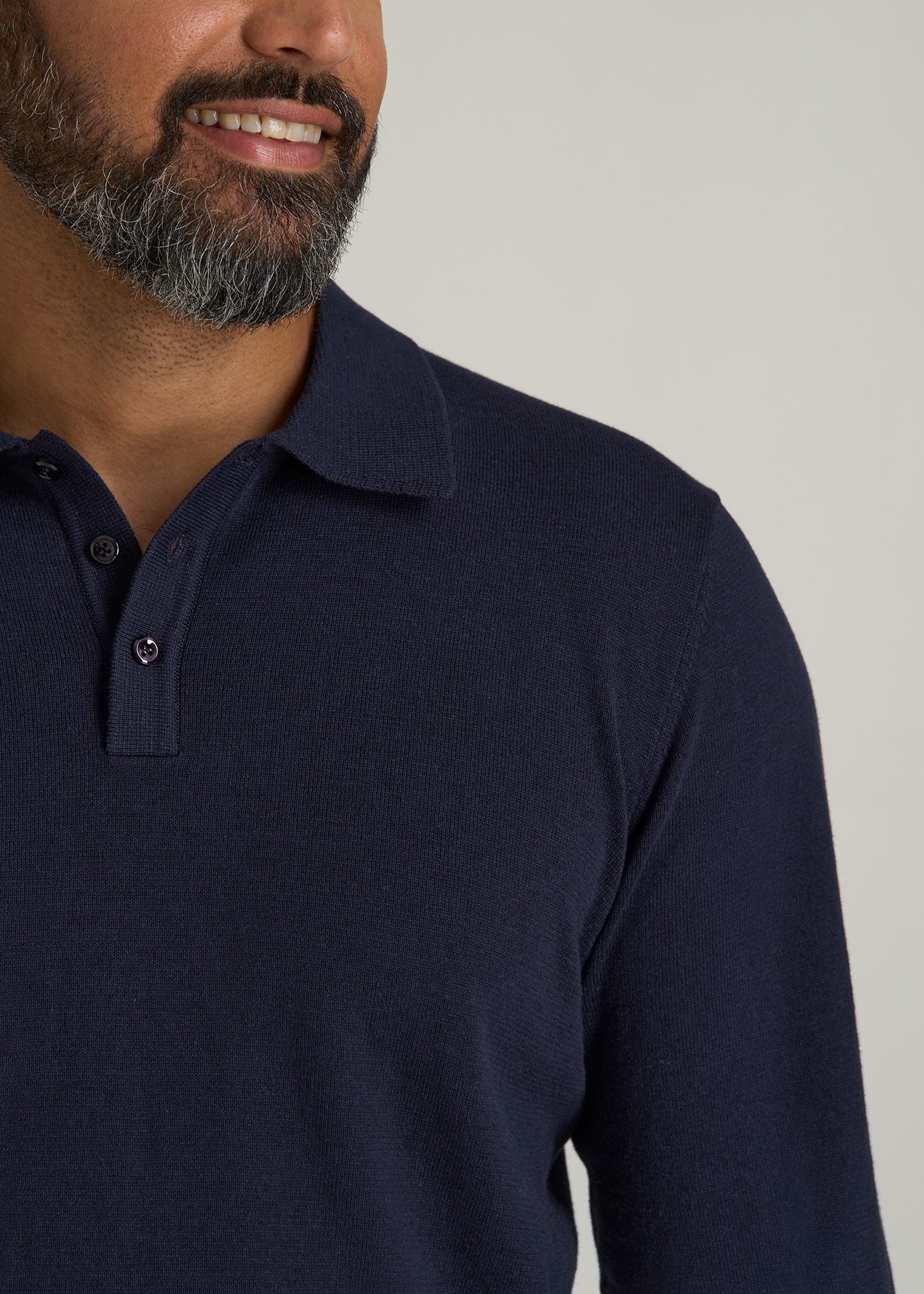 Men’s Tall Polo Sweater | American Tall