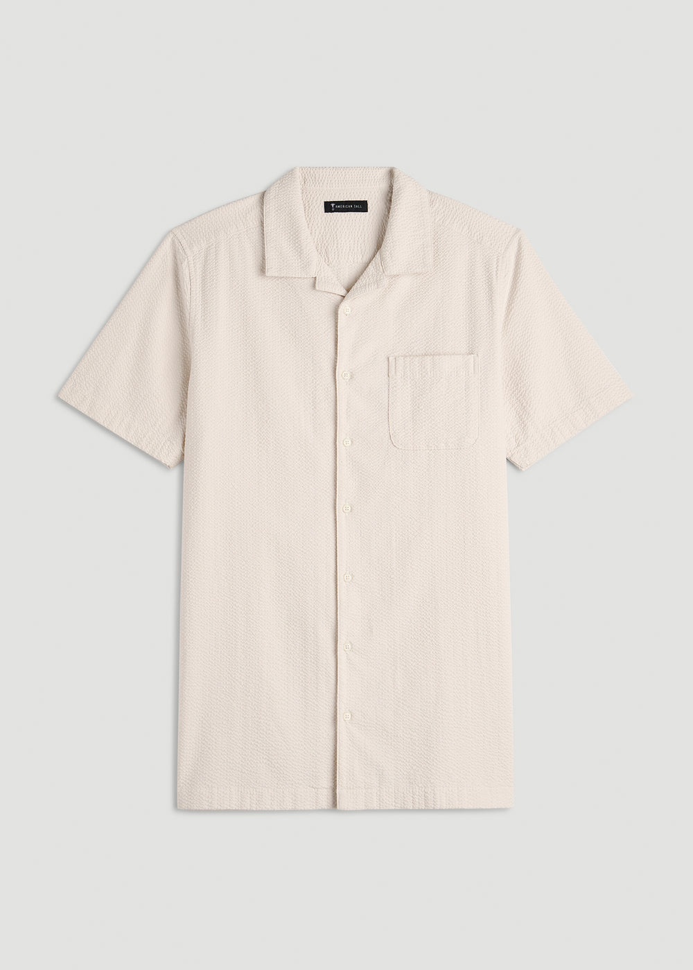 Seersucker Shirt for Tall Men | Short Sleeve Button Down – American Tall