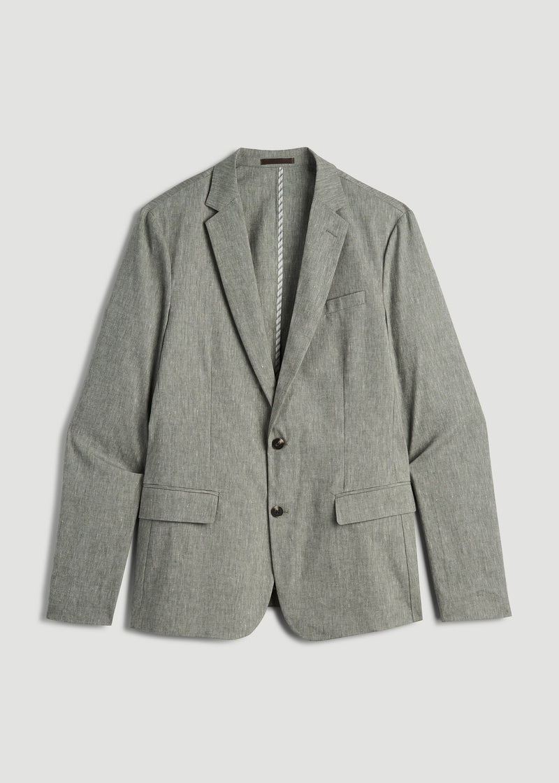 Stretch Linen Blazer for Tall Men | American Tall