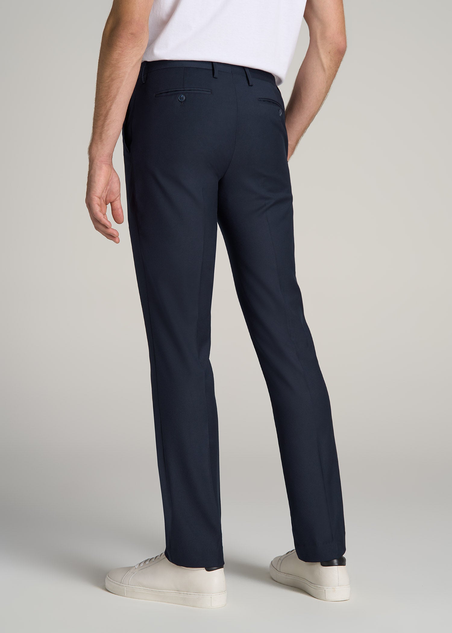 Tall Men's True Navy Suit Trousers | American Tall