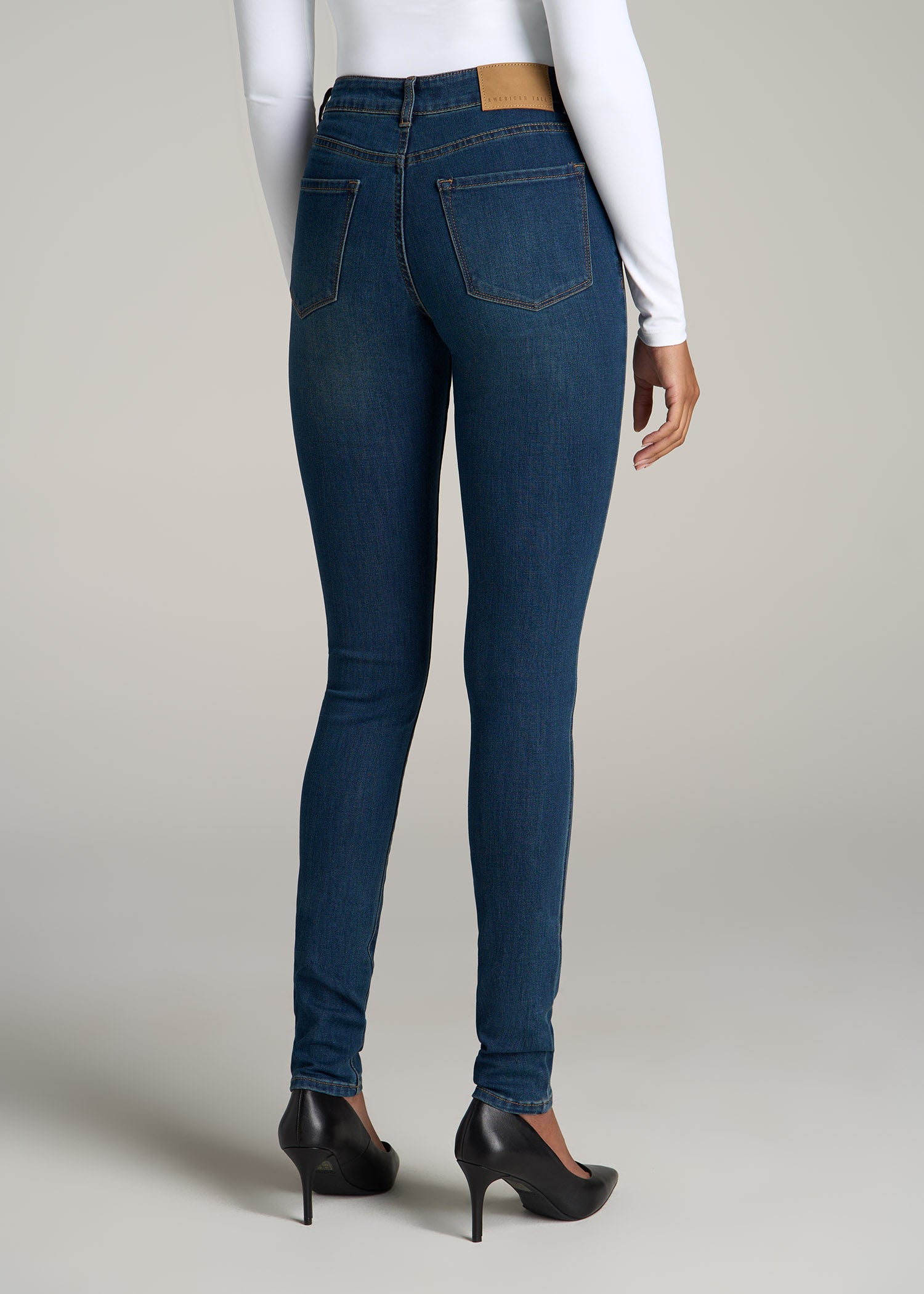 Mid-Rise Tall Women Jean Blue 003 | American Tall