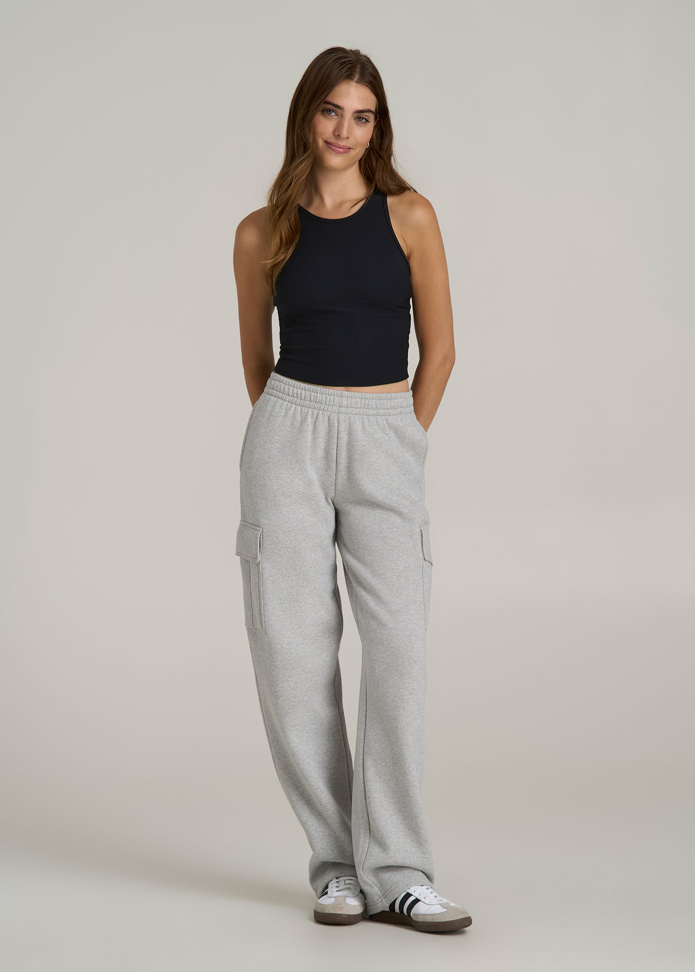 Cropped Ribbed Tank Top for Tall Women | American Tall