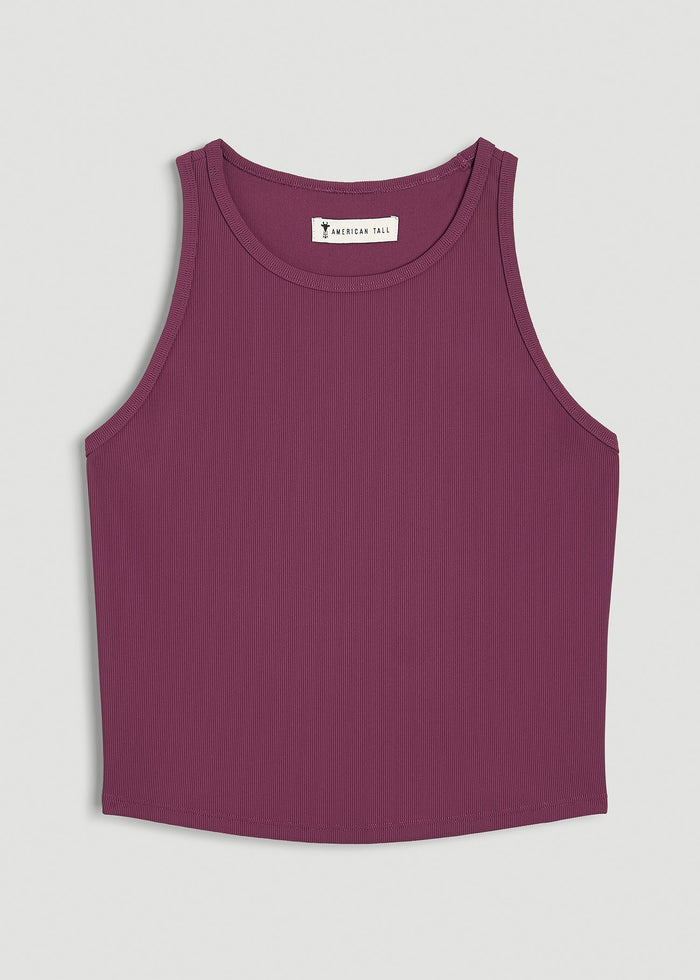 Cropped Ribbed Tank Top for Tall Women | American Tall