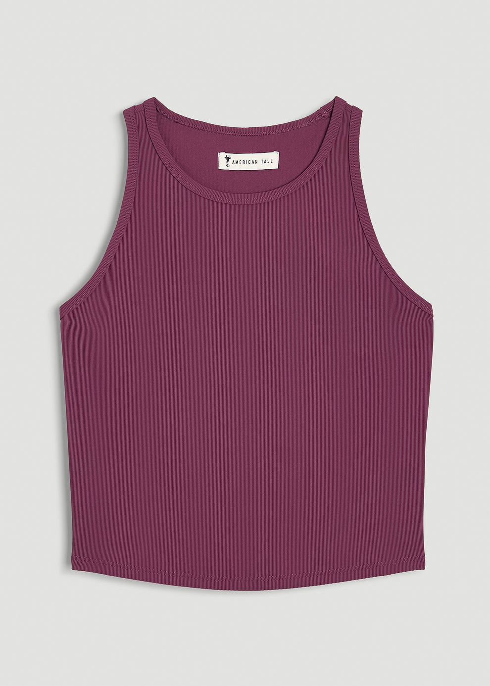 Cropped Ribbed Tank Top for Tall Women | American Tall