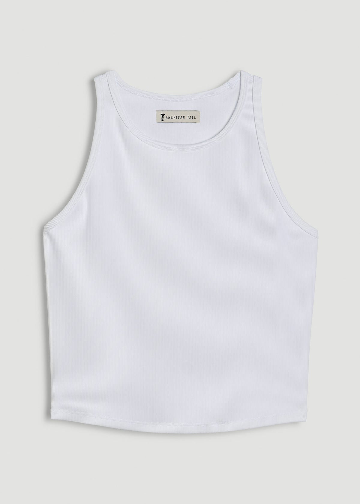Cropped Ribbed Tank Top for Tall Women | American Tall