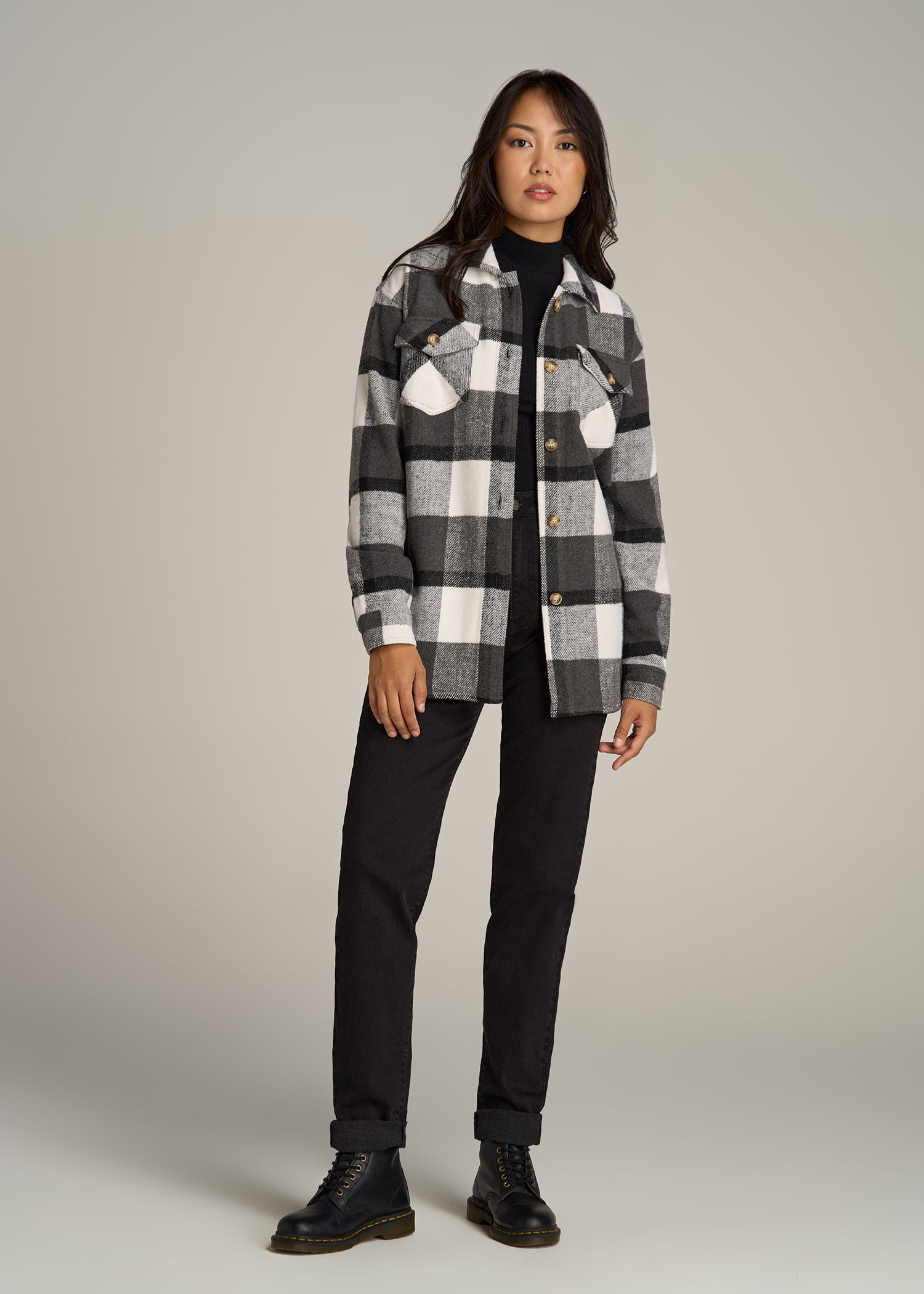 Flannel Women's Tall Shacket | American Tall