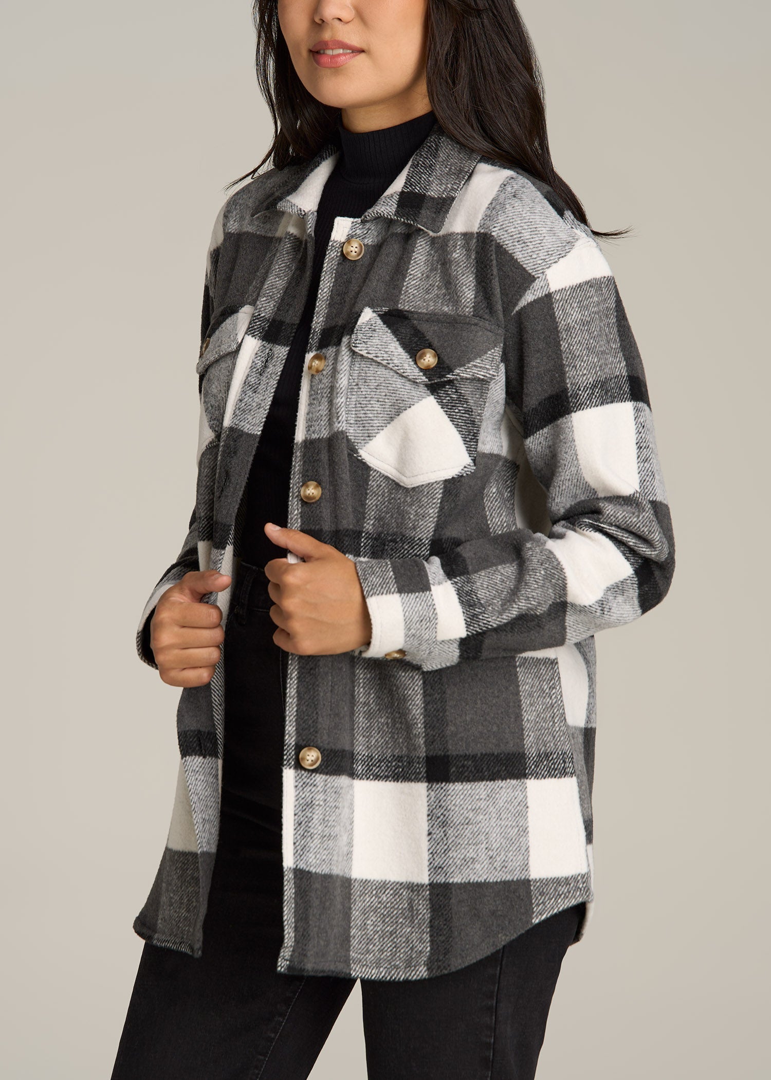 Flannel Women's Tall Shacket | American Tall