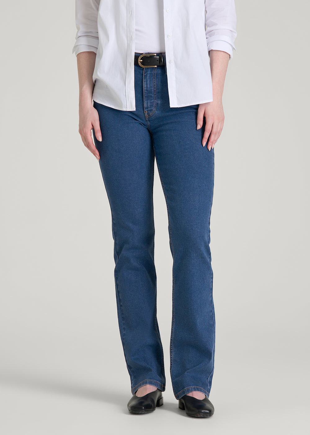 Harper High Rise Straight Stretch Tall Women's Jeans | American Tall