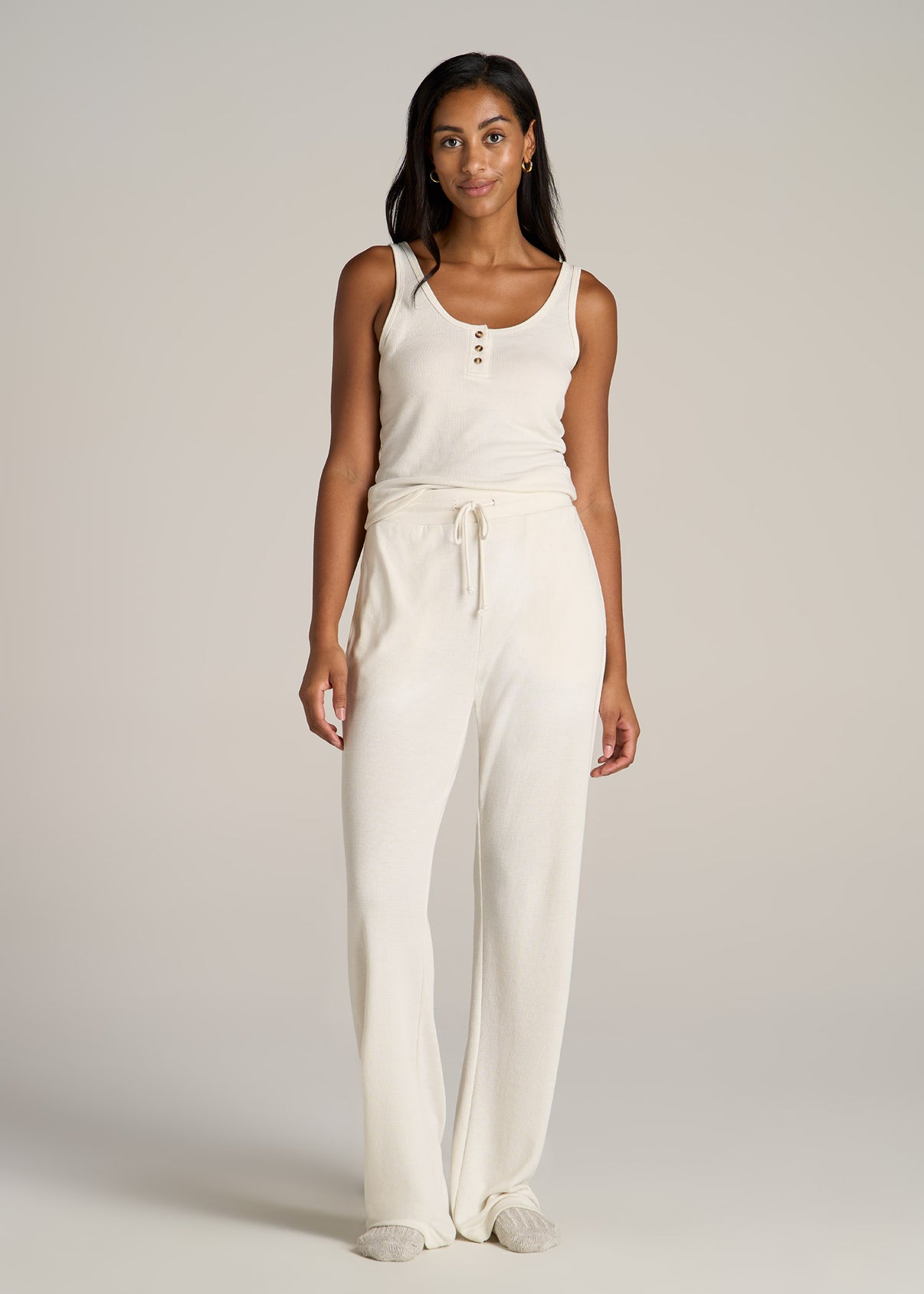 Waffle Tank Top for Tall Women | American Tall