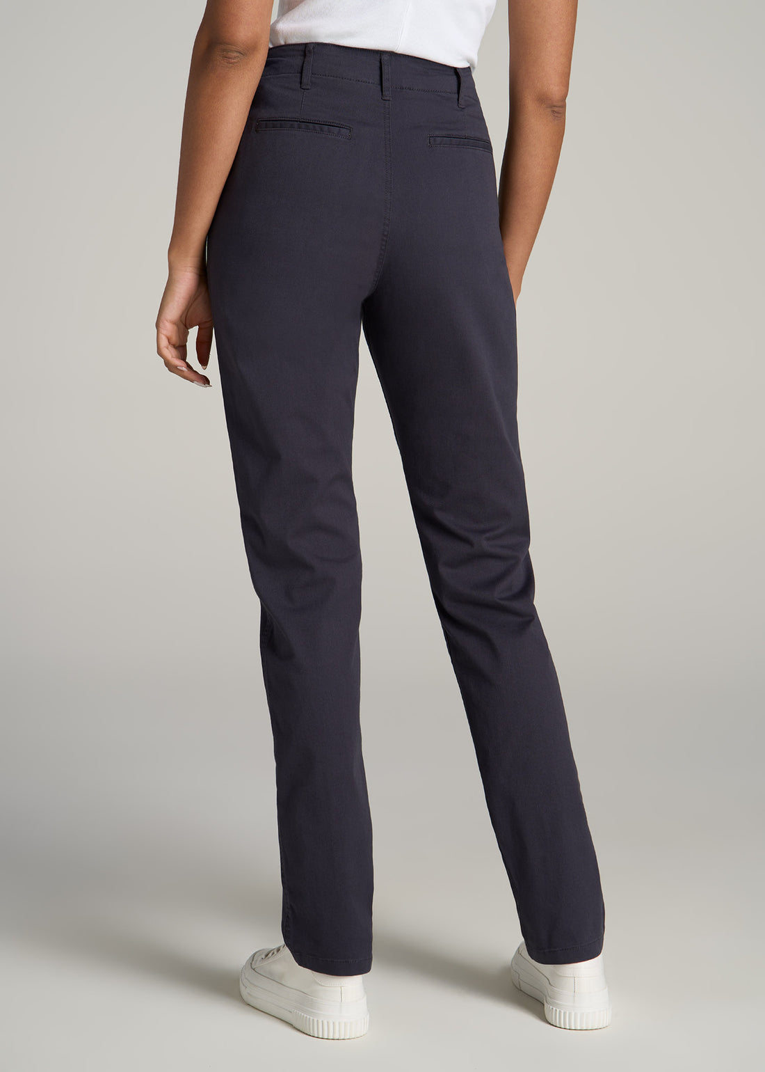 High Rise Tapered Chino Pants for Tall Women | American Tall