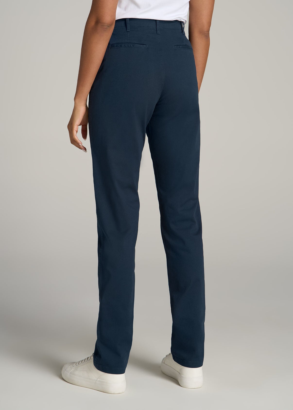 High Rise Tapered Chino Pants for Tall Women | American Tall