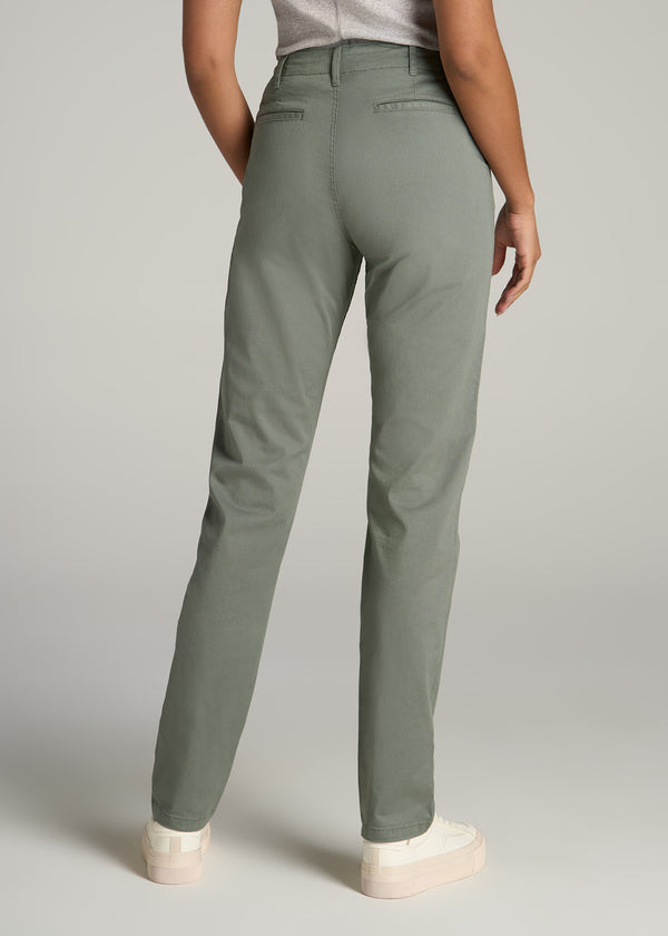 High Rise Tapered Chino Pants for Tall Women | American Tall