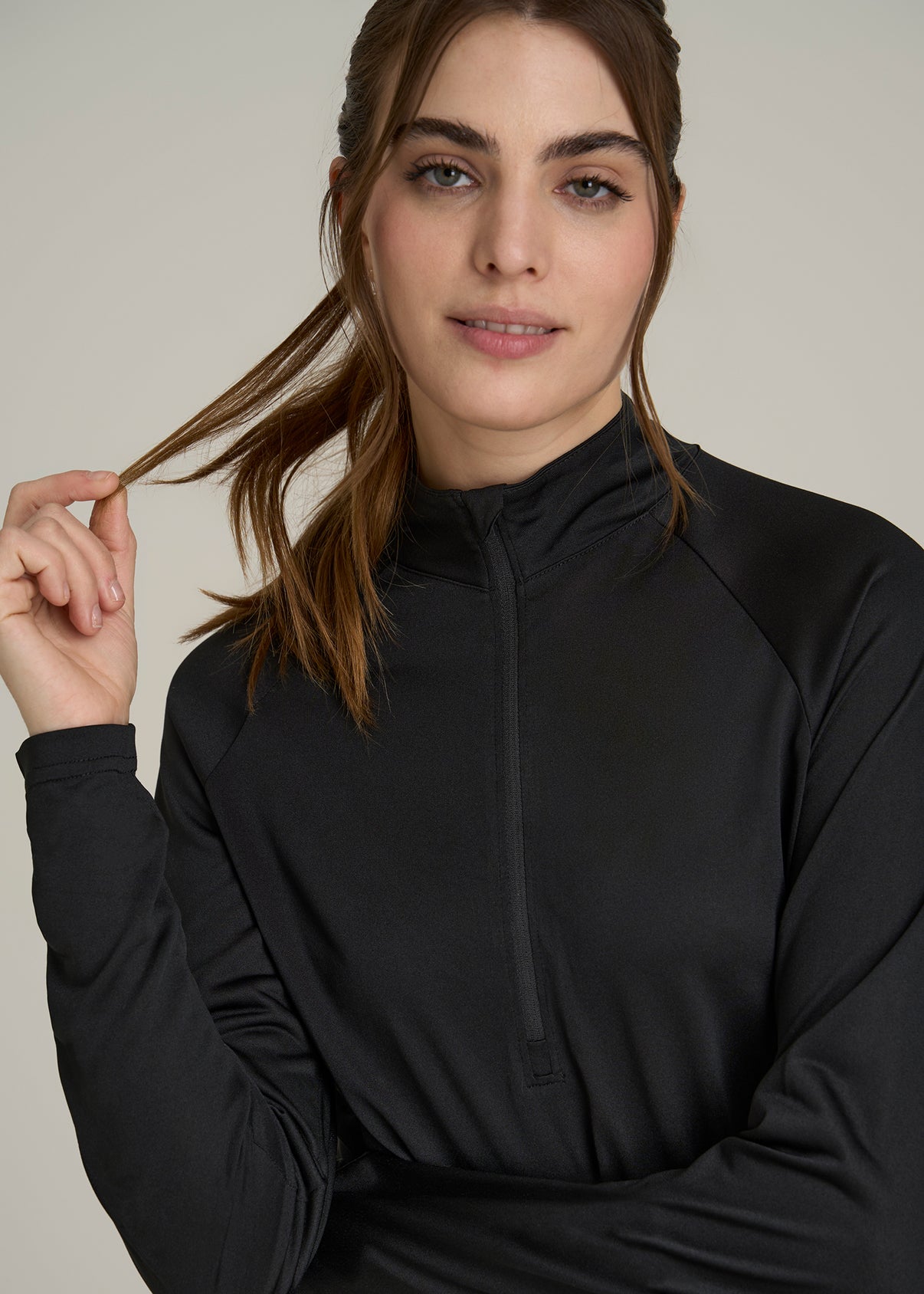 Long Sleeve Active Half Zip Pullover Tall Women's Jacket | American Tall