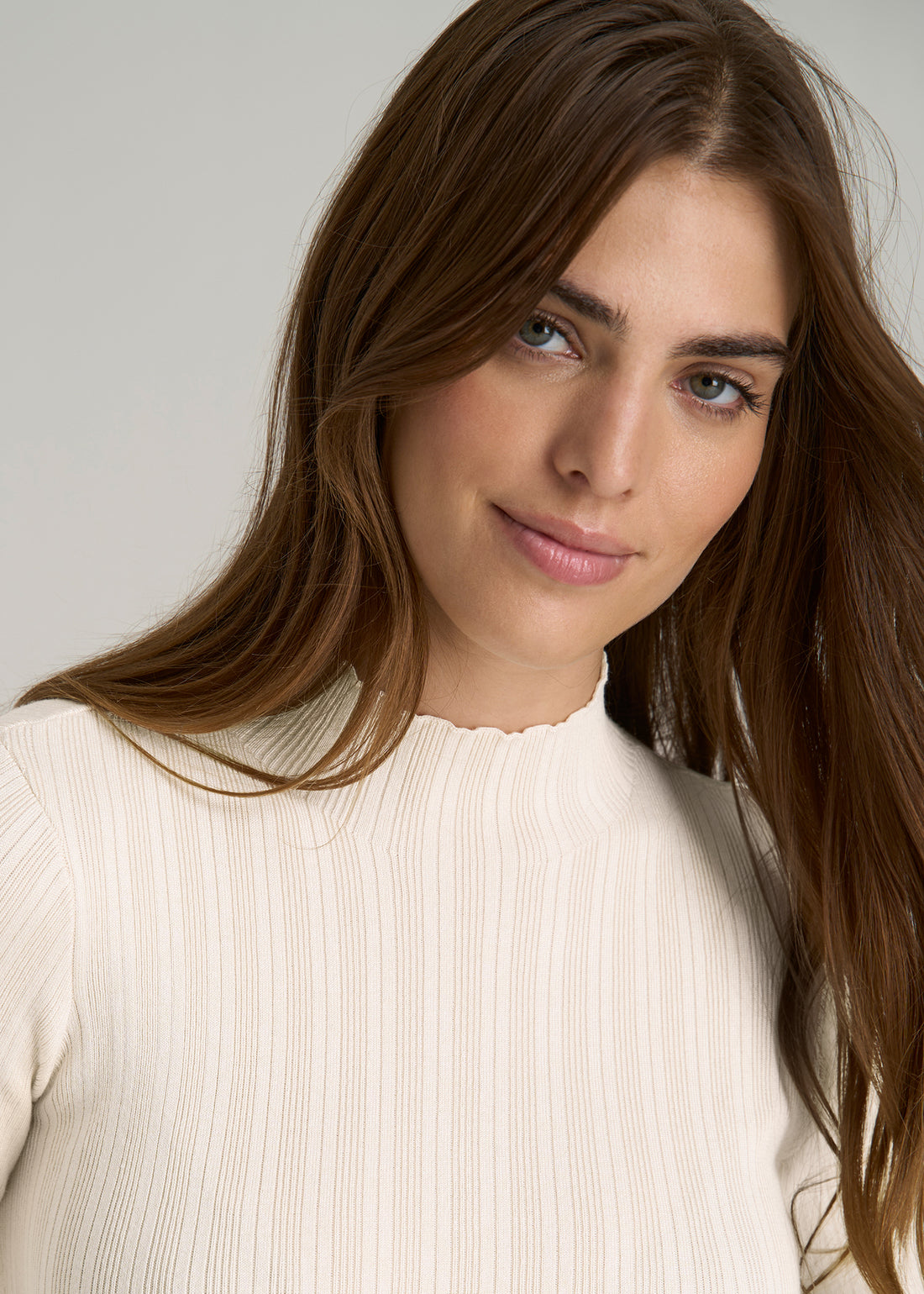 Mock Neck Sweater Bodysuit for Tall Women | American Tall