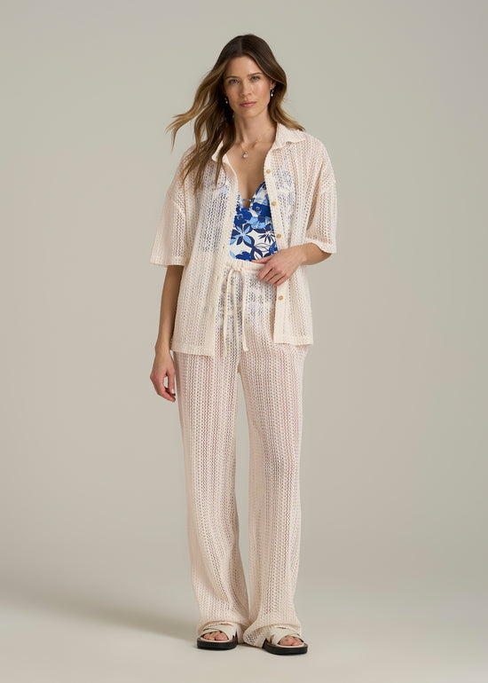 Openwork Knit Pants for Tall Women | American Tall