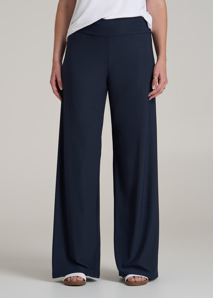 Pull On Breezy Wide Leg Pants for Tall Women | American Tall
