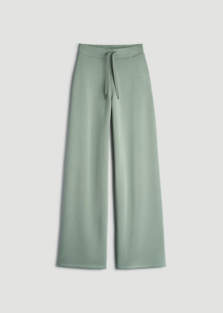 Pull On Tie Waist Wide Leg Pants for Tall Women | American Tall