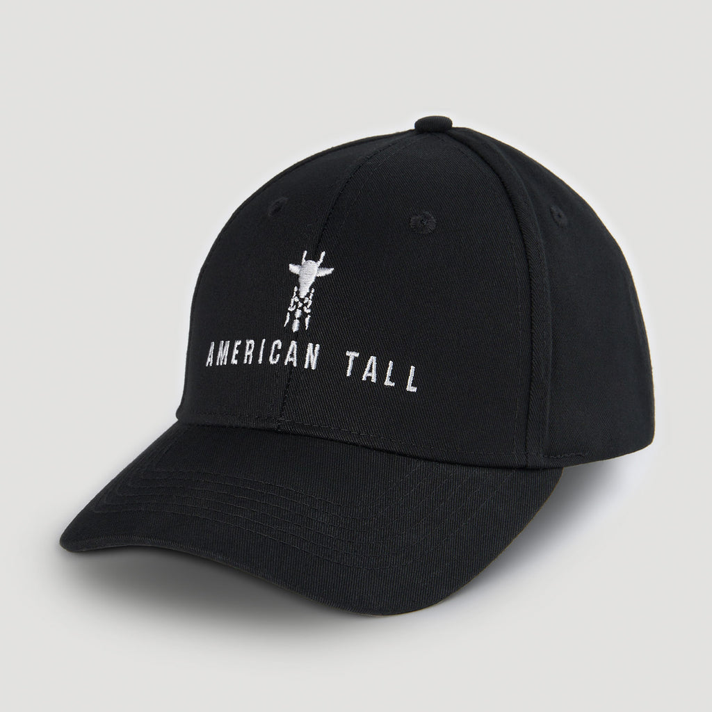 black baseball cap front