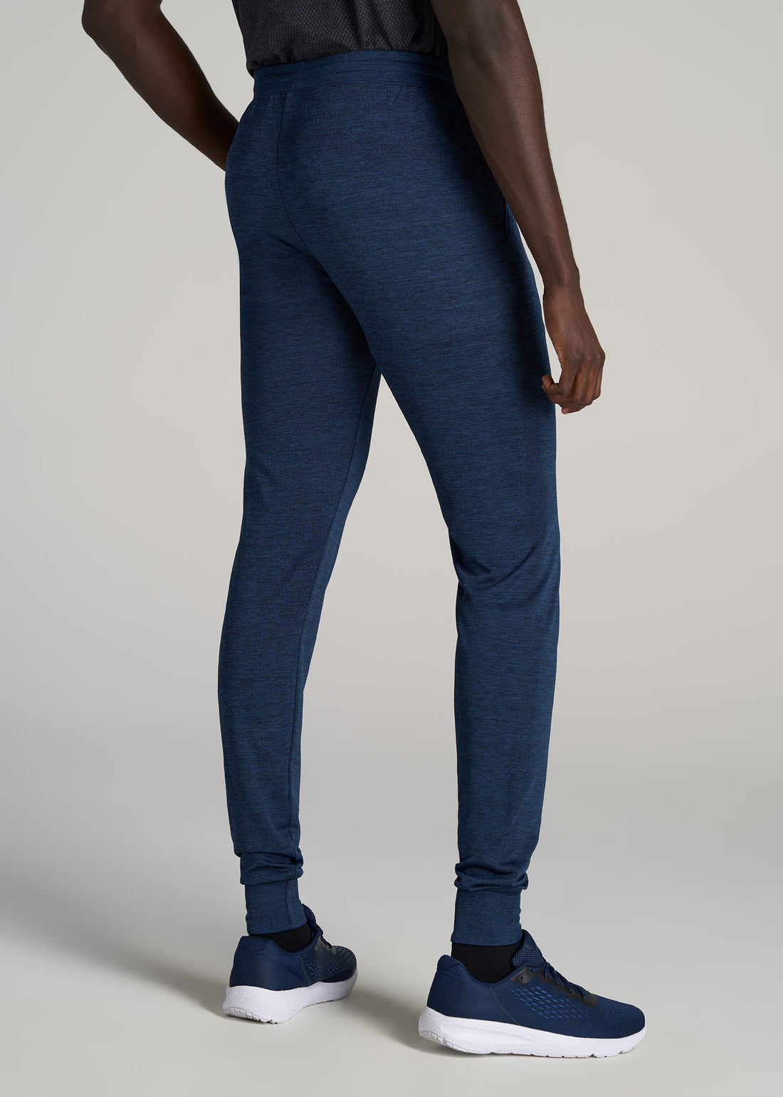Mens Tall Tech Jogger Engineered Navy Mix | American Tall