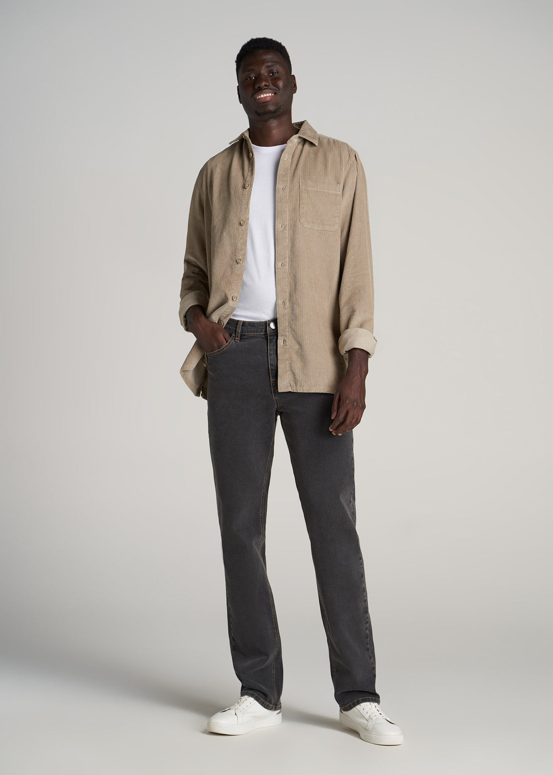 Dark Grey Denim J1 Jeans | American Tall