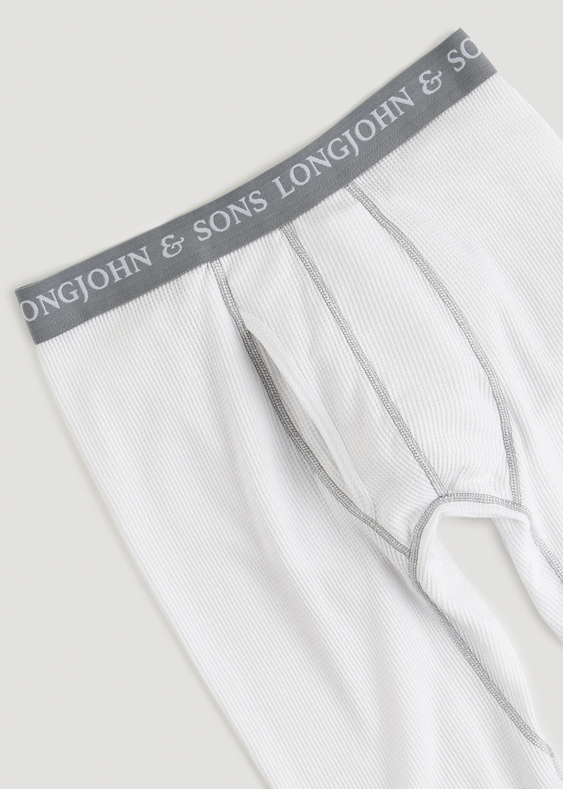 Tall Long Underwear: Men's Tall Long White Underwear Bottoms – American ...