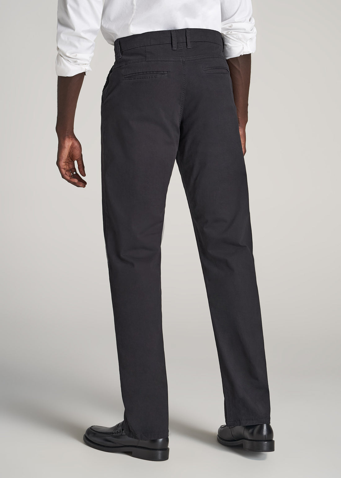 Men's Tall Mason Relaxed Fit Chino Pants Black | American Tall