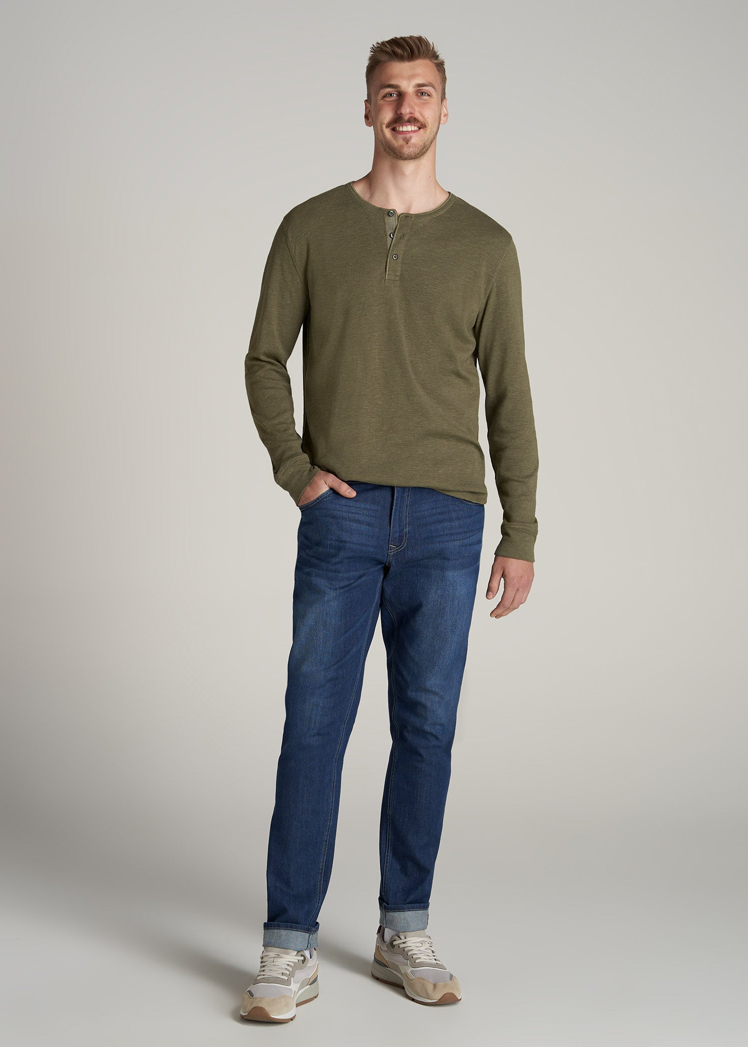 Men's Tall Long Sleeve T-Shirts & Thermals | American Tall