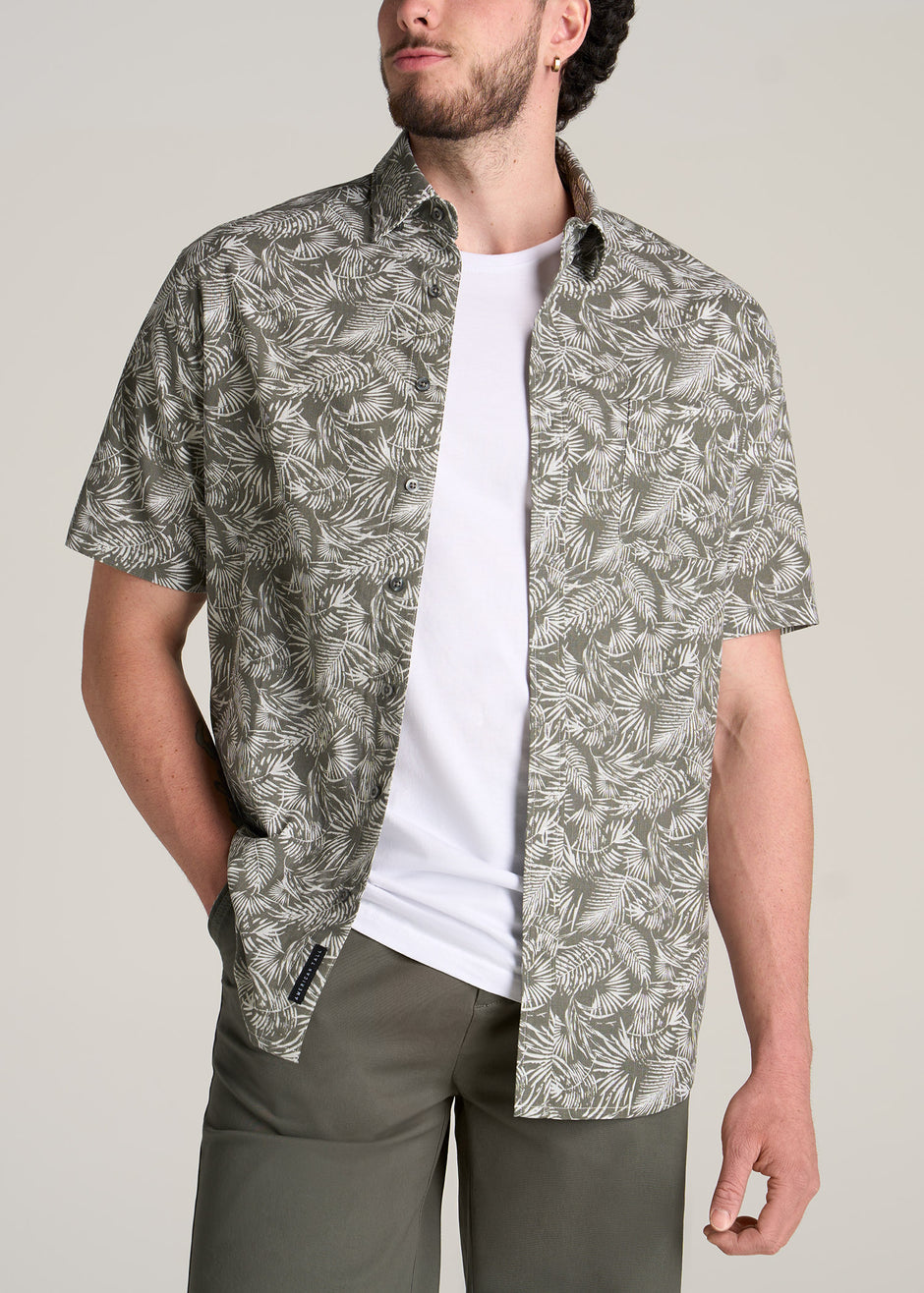 Men's Tall Short Sleeve Button Down Shirts | American Tall