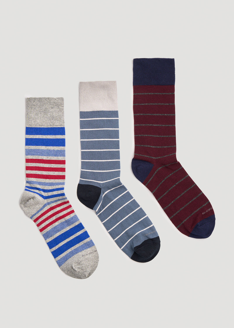 Men's Dress Socks Size 14 to 17 (3-Pack) | American Tall