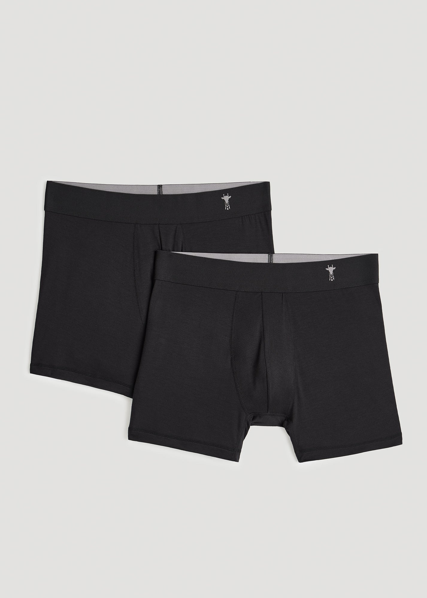Micro Modal Boxer Briefs for Tall Men in Black – American Tall