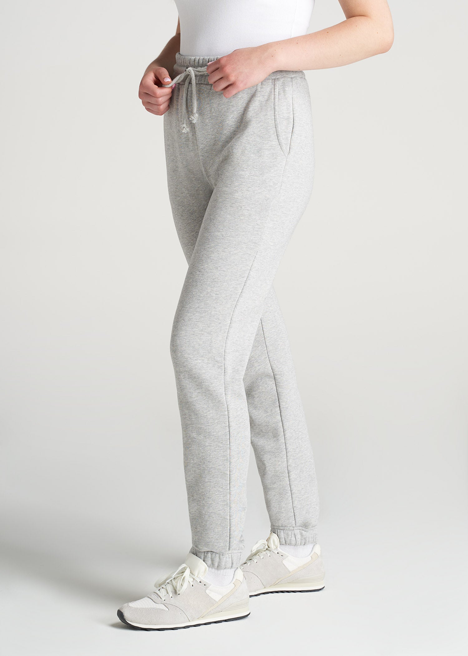 Wearever High-Waisted Tall Women's Sweatpants Grey Mix – American Tall
