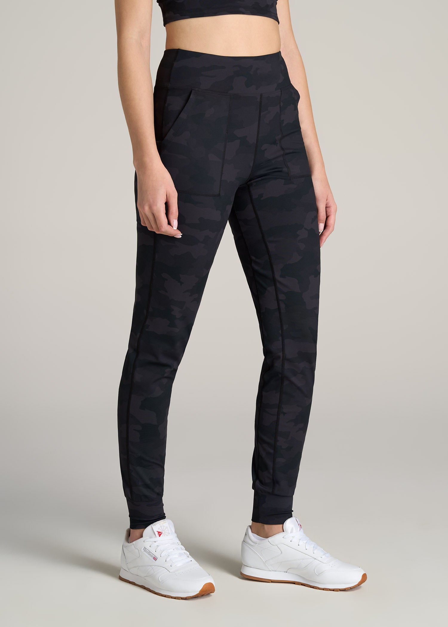 Women's Tall Sweat Pants: Tall Balance Jogger Grey | American Tall