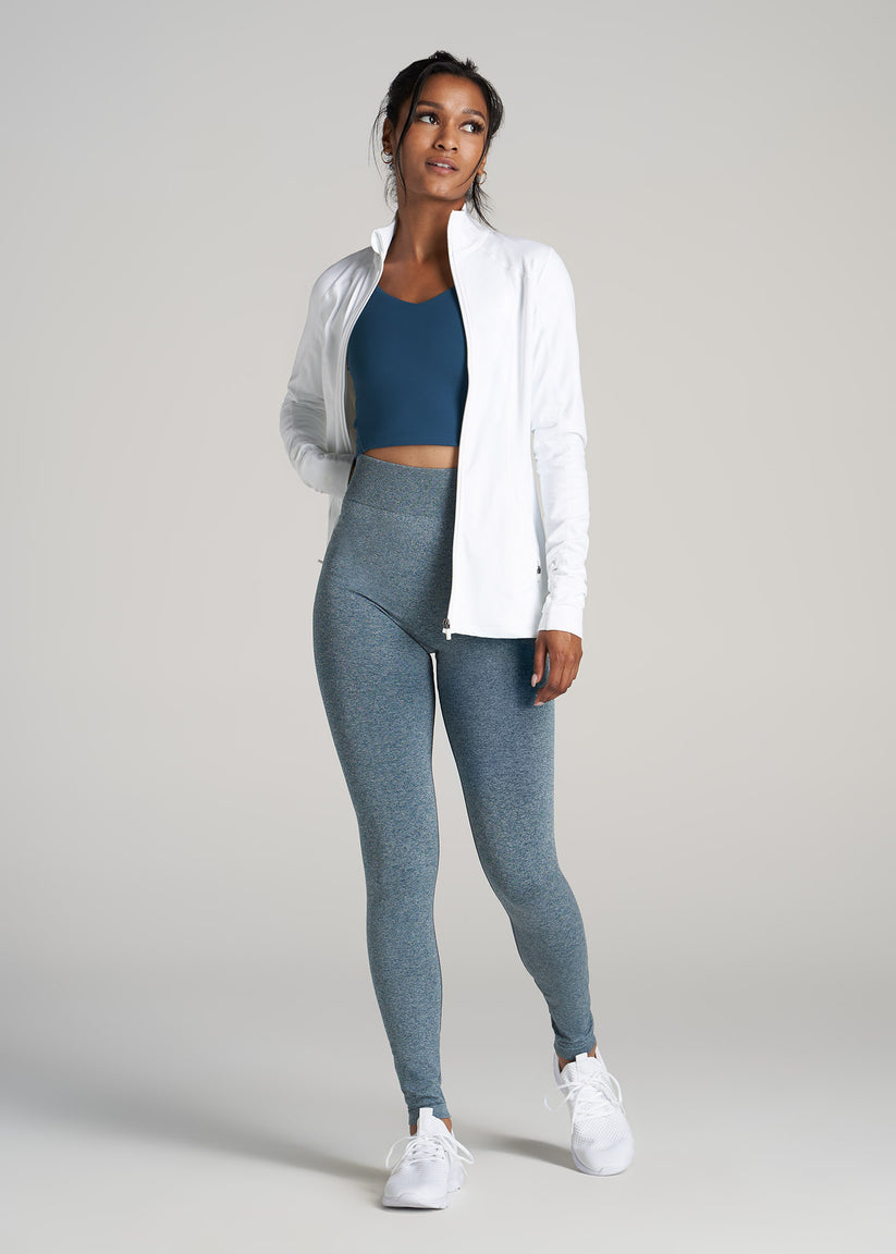 Women's Tall Seamless Compression Legging Bright Navy | American Tall